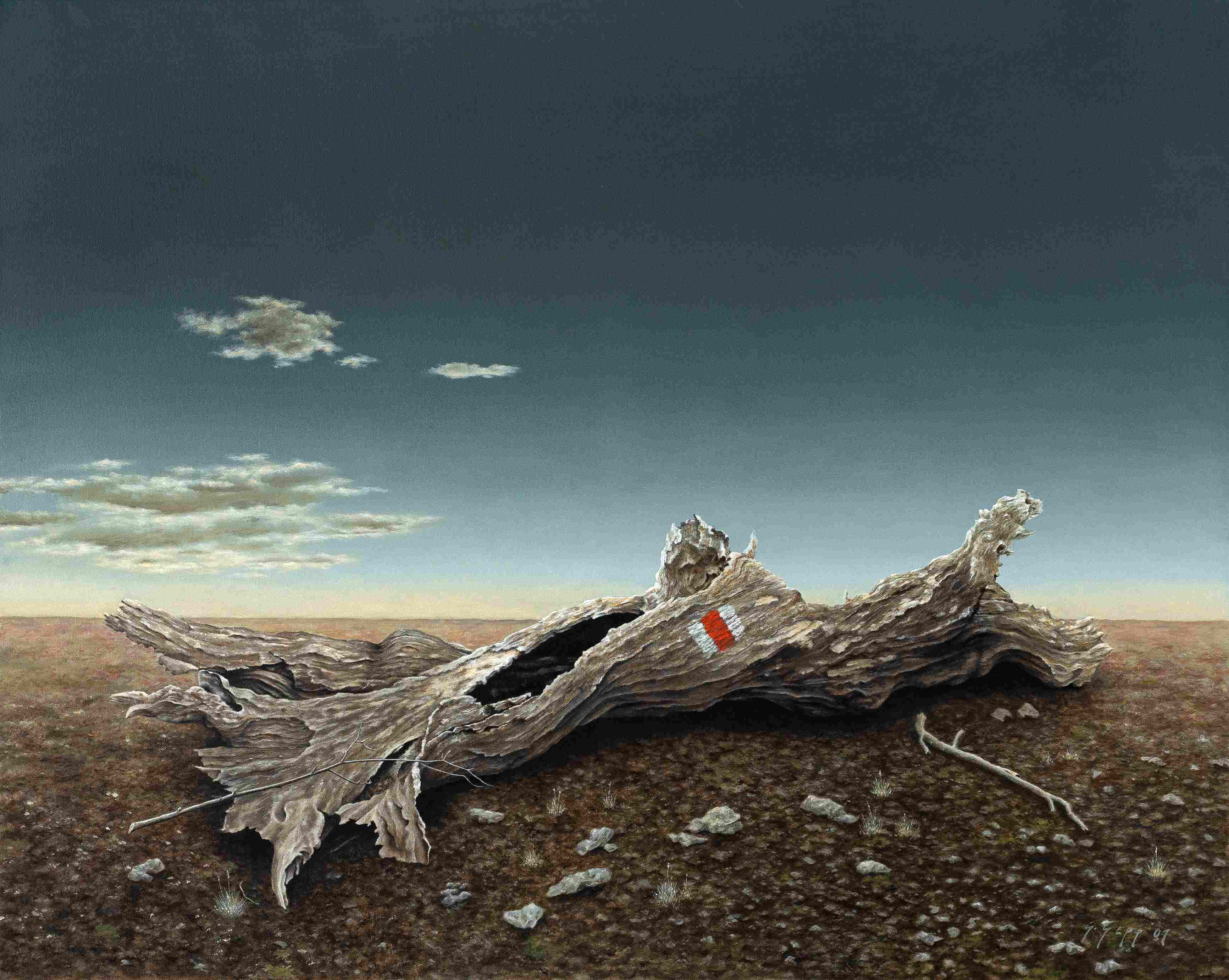 Gepp Gerhard - Poetischer Realismus/(222) Richtungslos- GALERIE KAIBLINGER