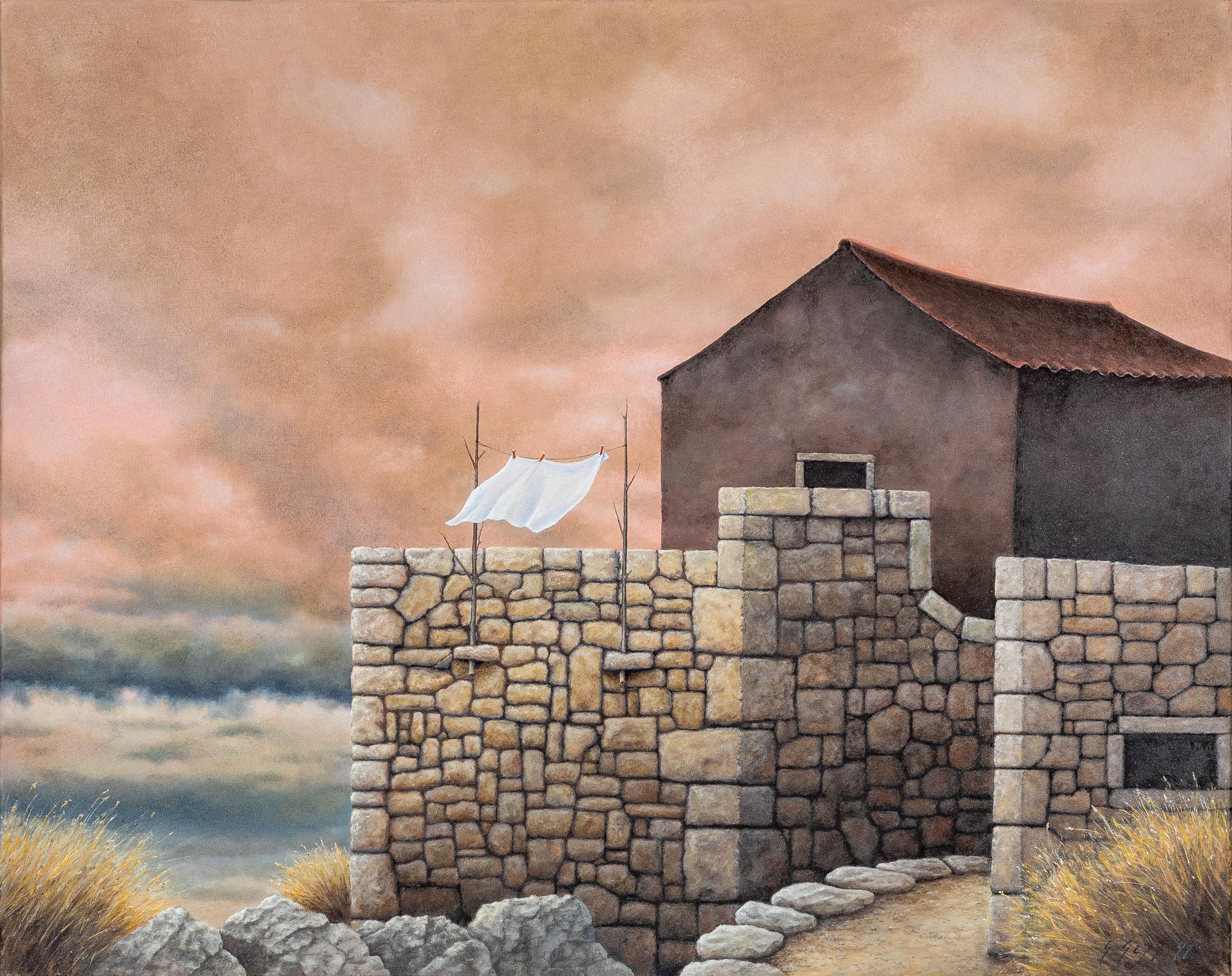 Gepp Gerhard - Poetischer Realismus/(227) Lubenice, Kroatien- GALERIE ...